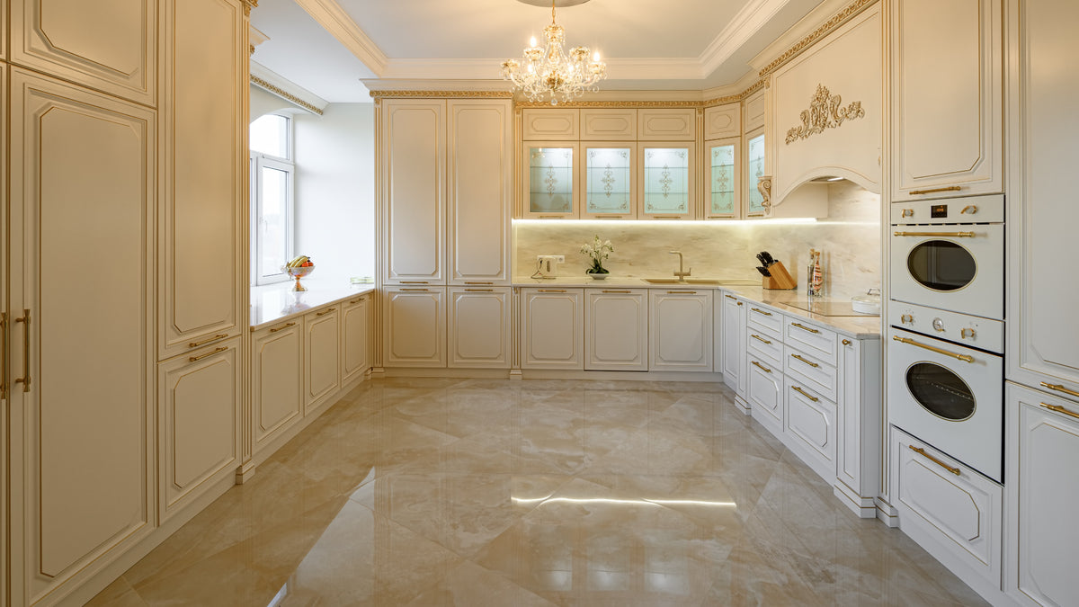 Beige Bliss: Embracing Beige Kitchen Floor Tiles for Warmth– Tiles Universe
