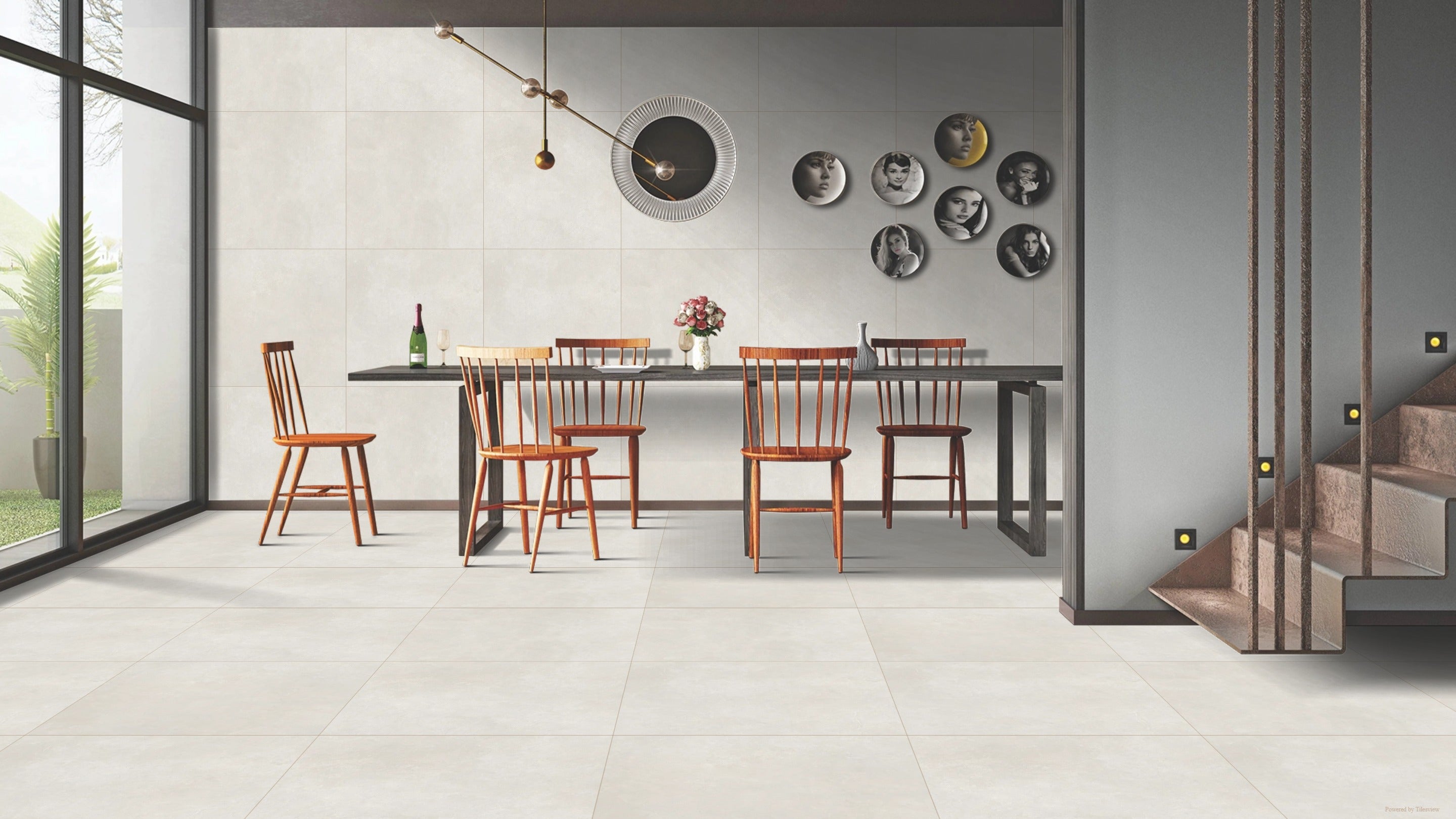 Sand Cloudy Ivory Matt Porcelain Floor Tiles 600x600mm | Tiles Universe