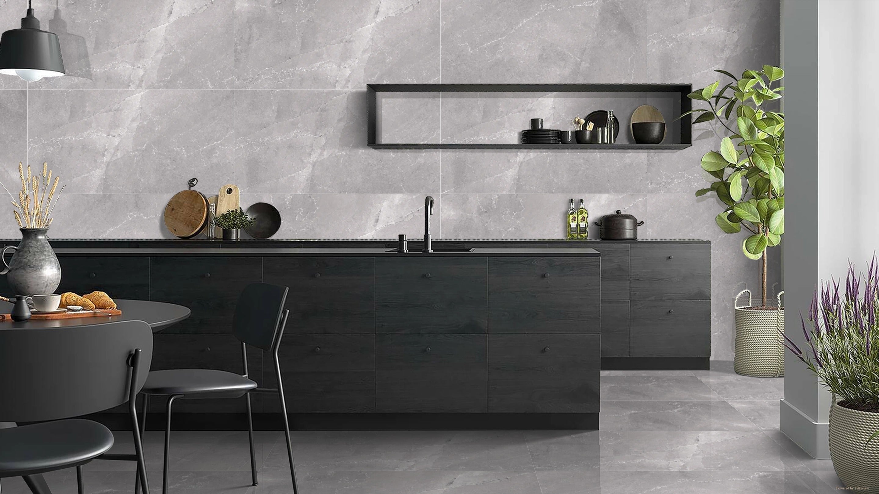 Grey Floor Tiles | Floor Tiles For Kitchen | Tiles Universe