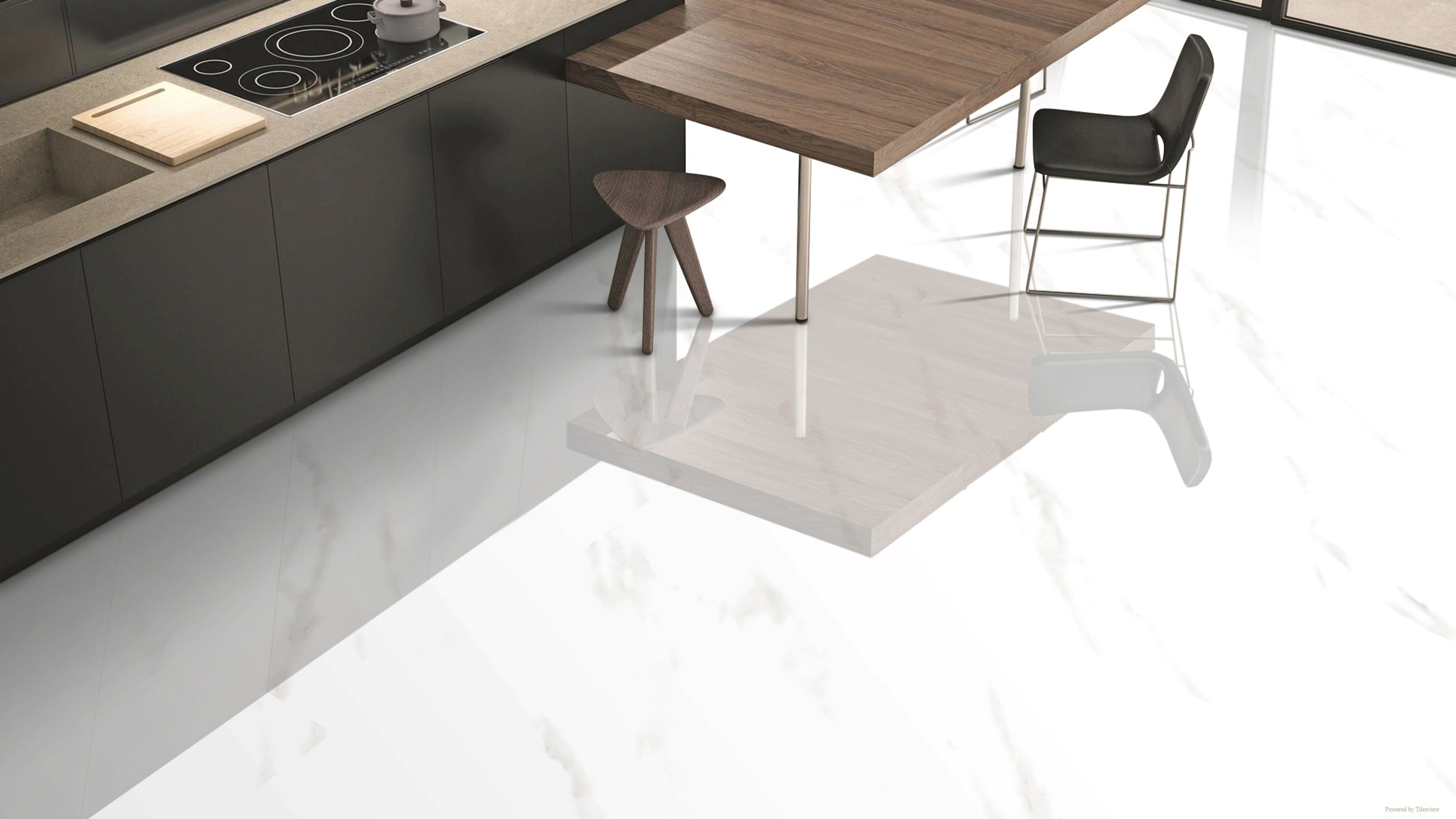 Large White Marble 600mm x 1200mm Marmol Blanco Gloss Wall and Floor P ...